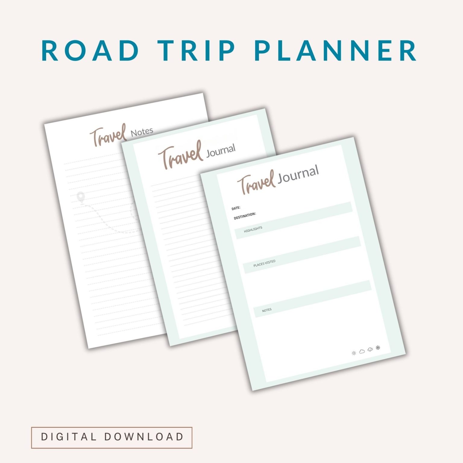 Free Printable Road Trip Planner: Stress-Free Travel