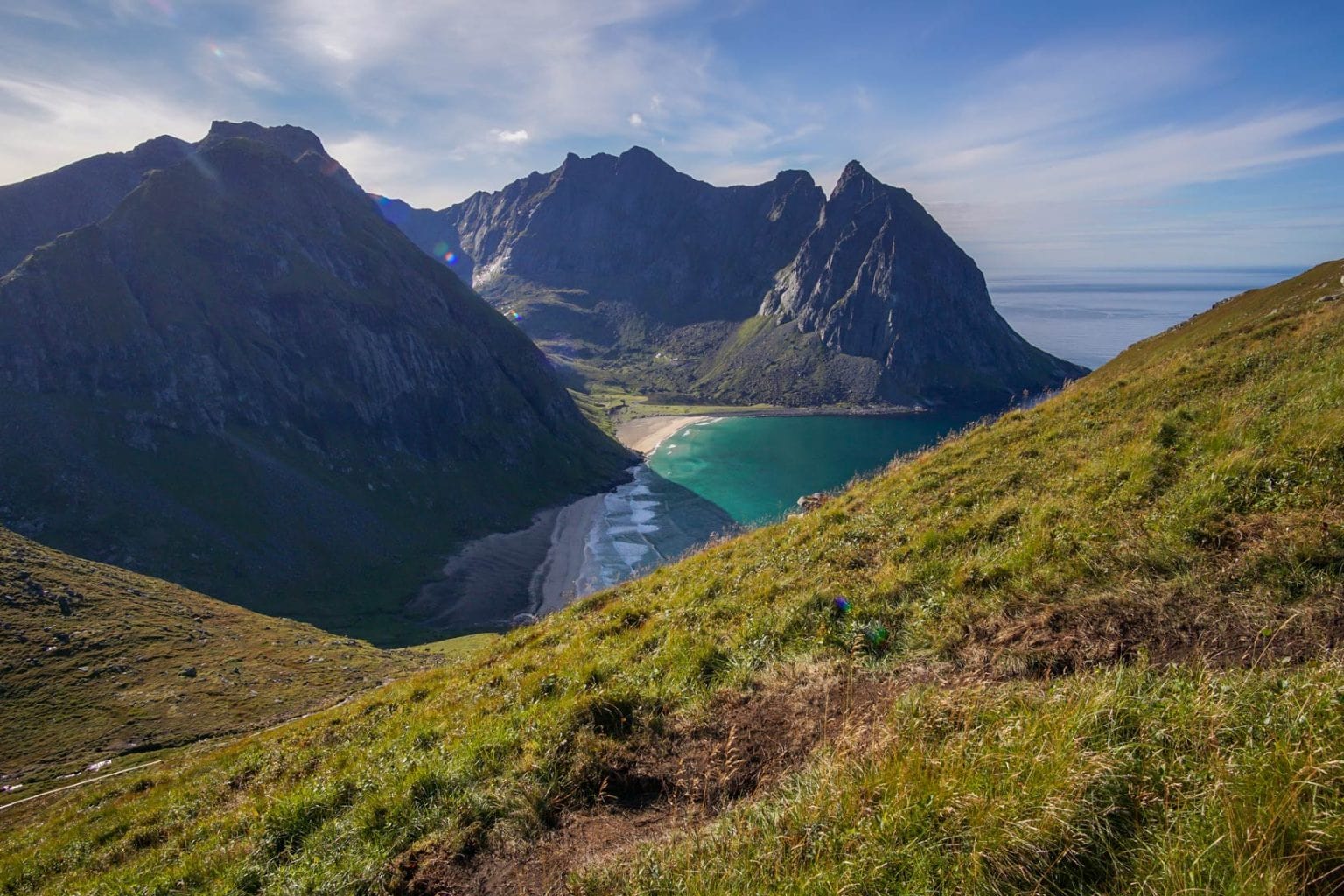 Ryten Lofoten - Incredible Hike above Kvalvika Beach (2024)