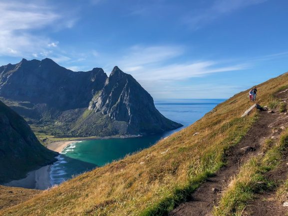 Ryten Lofoten - Incredible Hike above Kvalvika Beach (2024)